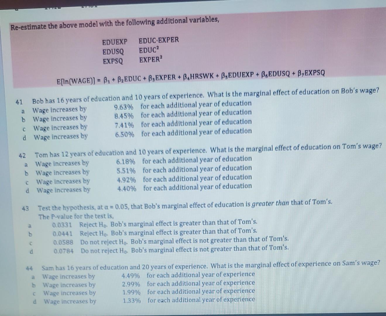 \begin{tabular}{rrr} \multicolumn{1}{l}{y} & x2 & x3 | Chegg.com