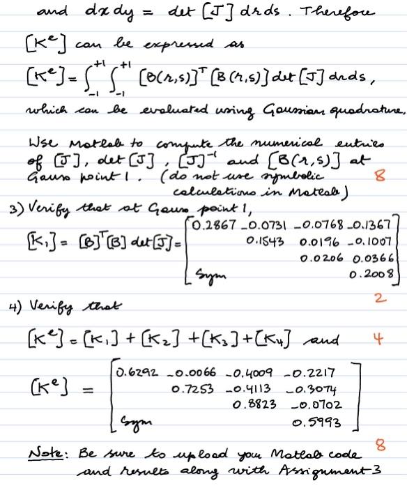 The Carterian coordinetes of the real geometry can be | Chegg.com
