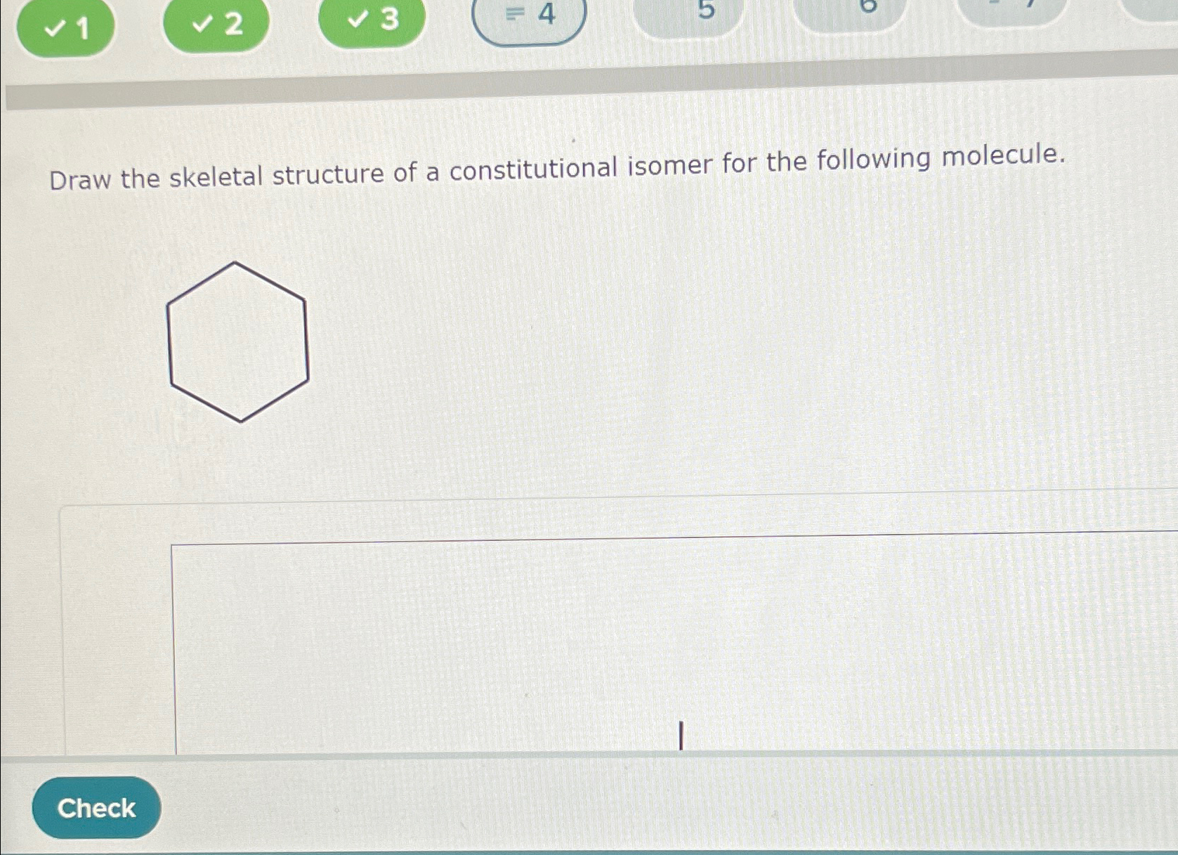 Solved 1 2 34Draw the skeletal structure of a | Chegg.com