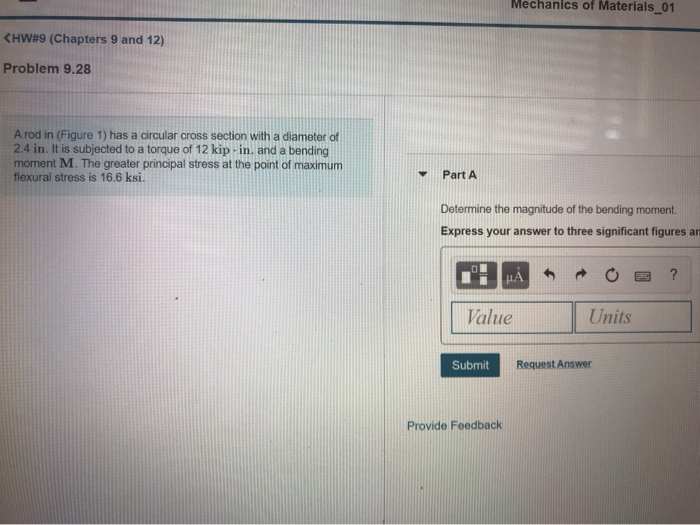 Solved Mechanics of Materials_01 | Chegg.com