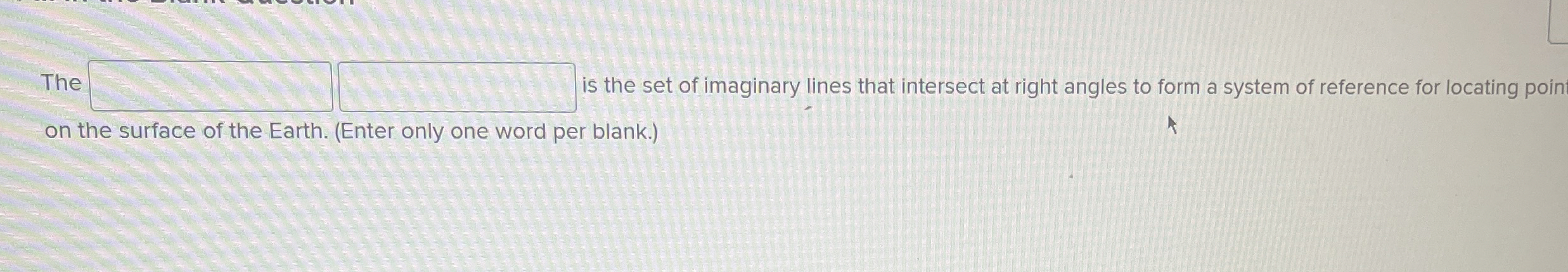 Solved The ﻿is the set of imaginary lines that intersect | Chegg.com