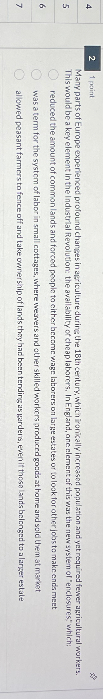 Solved 41 ﻿pointMany parts of Europe experienced profound | Chegg.com