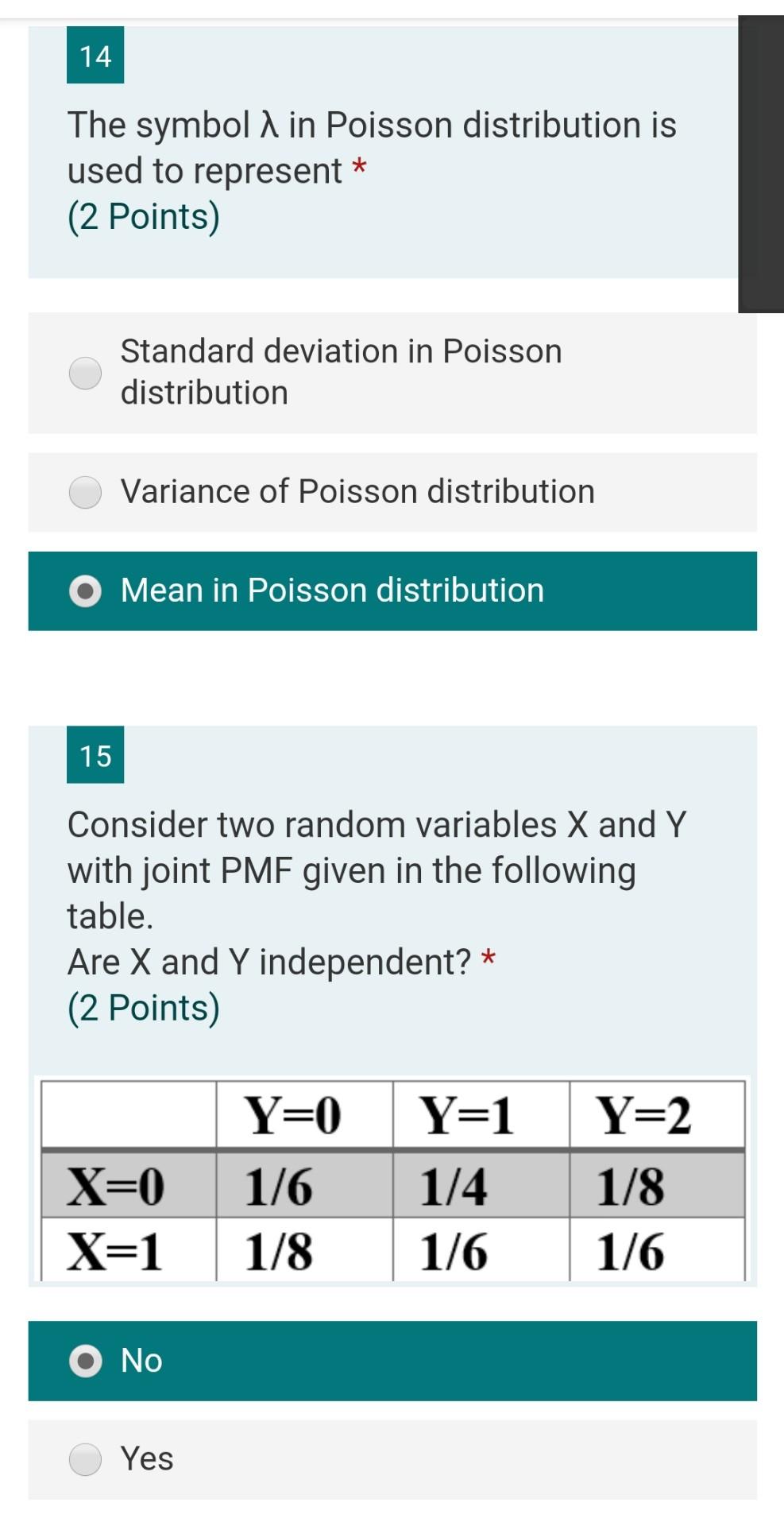 Solved 14 The symbol 1 in Poisson distribution is used to | Chegg.com