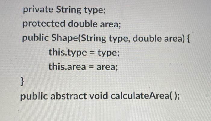 Solved Create A Class Name Square That Inherits Class Shape 