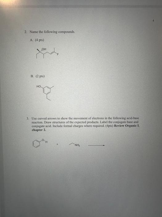 Solved 1. Identify (draw the structures showing | Chegg.com