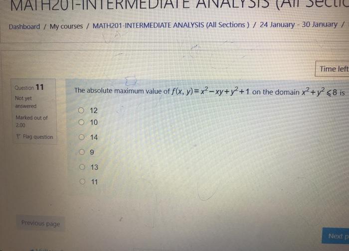 Solved MATH20T-INTERMEDIATE ANALYSIS Dashboard / My courses | Chegg.com