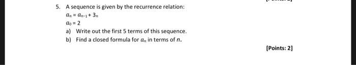 Solved chapter - discrete mathematics - advanced counting | Chegg.com