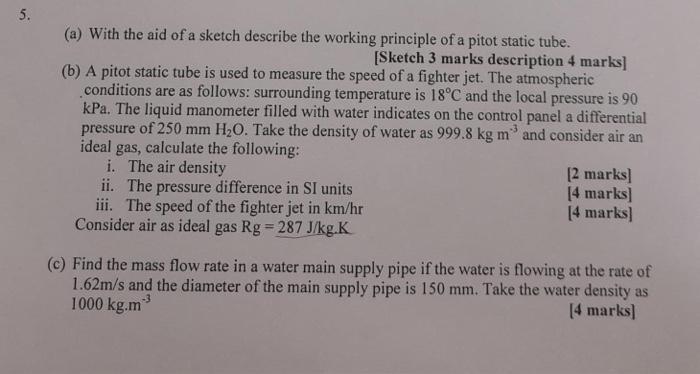 Solved (a) With the aid of a sketch describe the working | Chegg.com Solved (a) With the aid of a sketch describe the working | Chegg.com