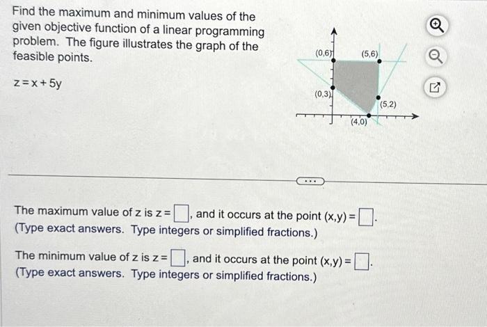Solved Find the maximum and minimum values of the given | Chegg.com