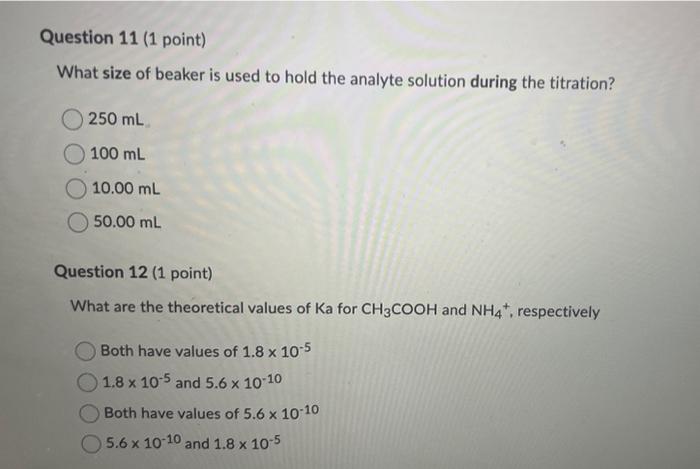 Solved If a 0.2264MNaOH(aq ) solution is used to titrate | Chegg.com