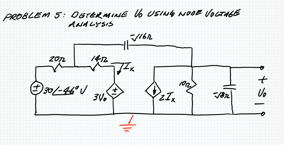 Solved Determine V0 ﻿using Node Voltage Analysisplease Show 1131