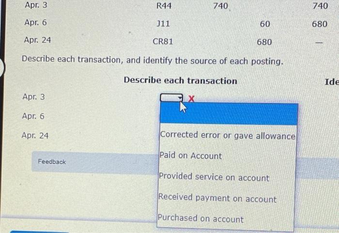 Solved Identify Transactions in Accounts Receivable | Chegg.com