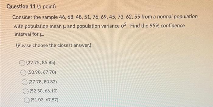 Solved Suppose we are sampling from a normally distributed | Chegg.com