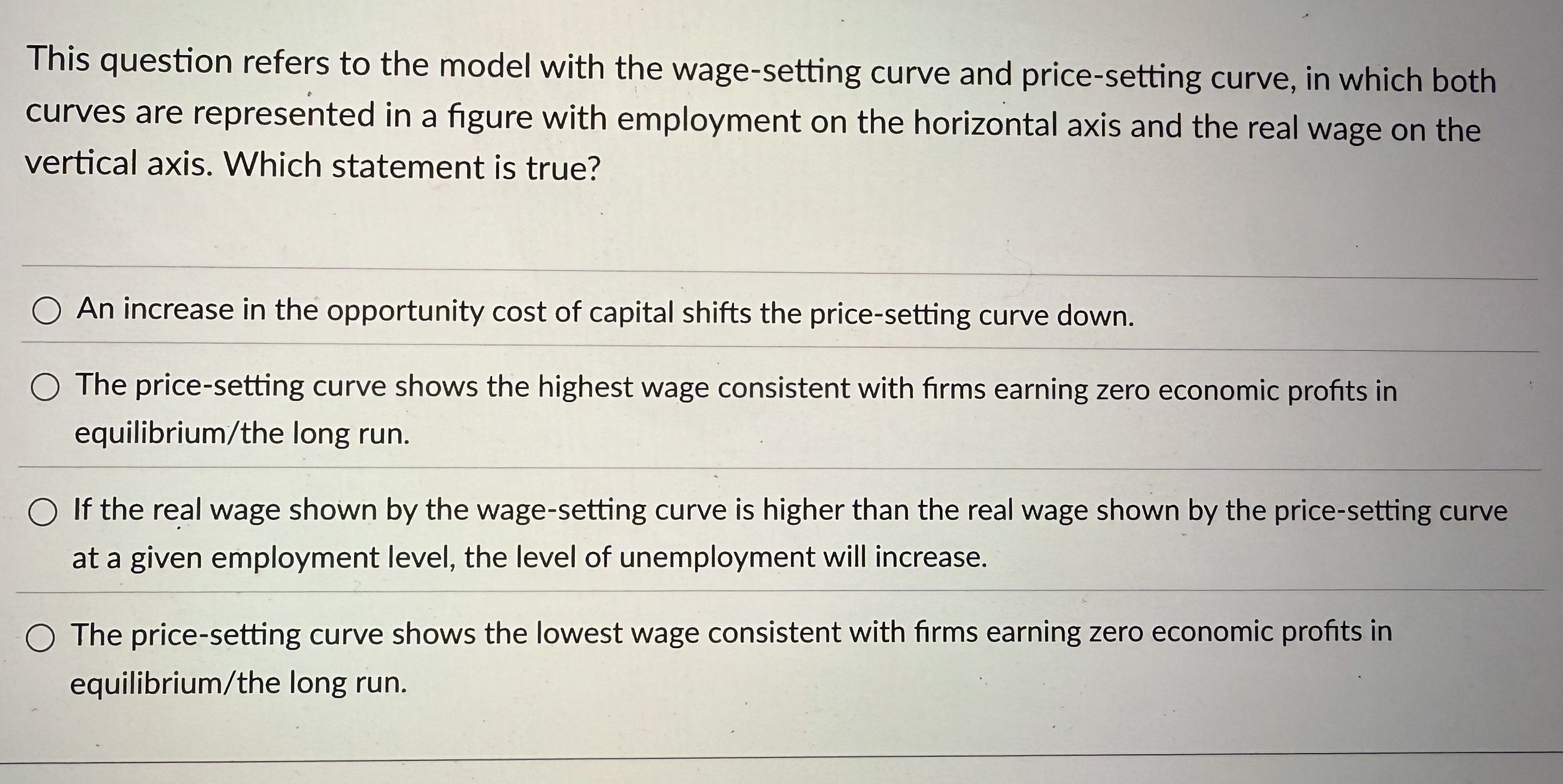 Solved This question refers to the model with the | Chegg.com