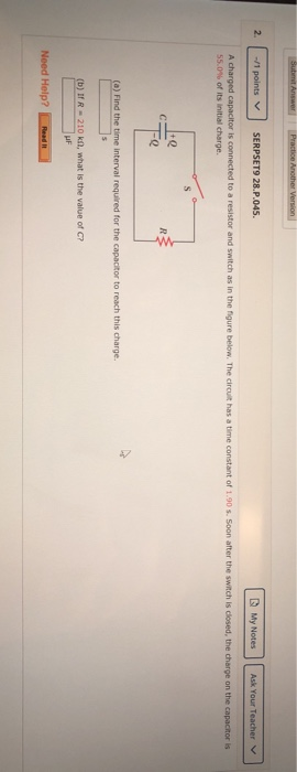 Solved Submit Answer Practice Another Version -1 points | Chegg.com