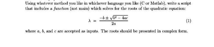 Solved Using whatever method you like in whichever language | Chegg.com