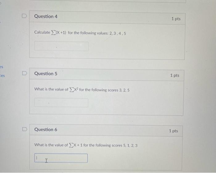 Solved Calculate ∑(X+1) for the following values: 2, 3, 4, 5 | Chegg.com