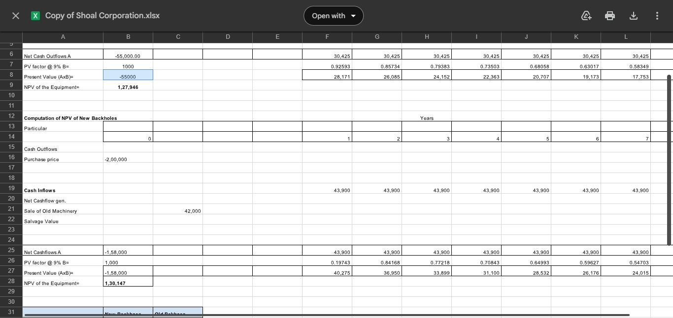 THIS ASSIGNMENT REQUIRES EXCEL FORMULAS ! ﻿PLEASE | Chegg.com