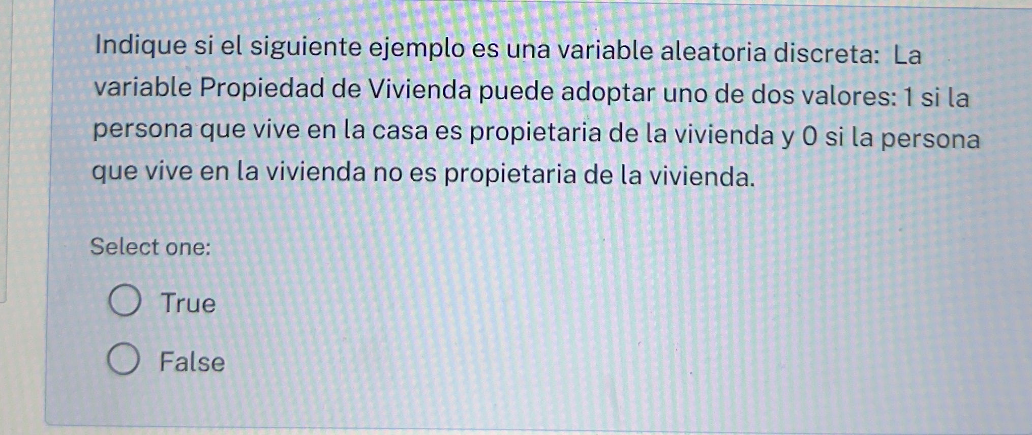 Solved Indique si el siguiente ejemplo es una variable | Chegg.com