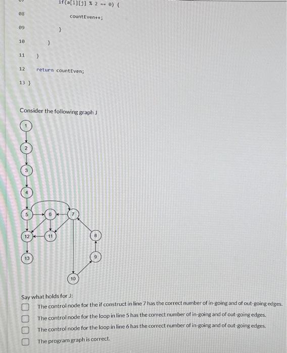 Solved Definitiong Given an if/ if-else/ while/ for | Chegg.com