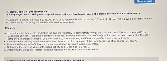 Solved Problem: Module 3 Textbook Problem 7 Learning | Chegg.com