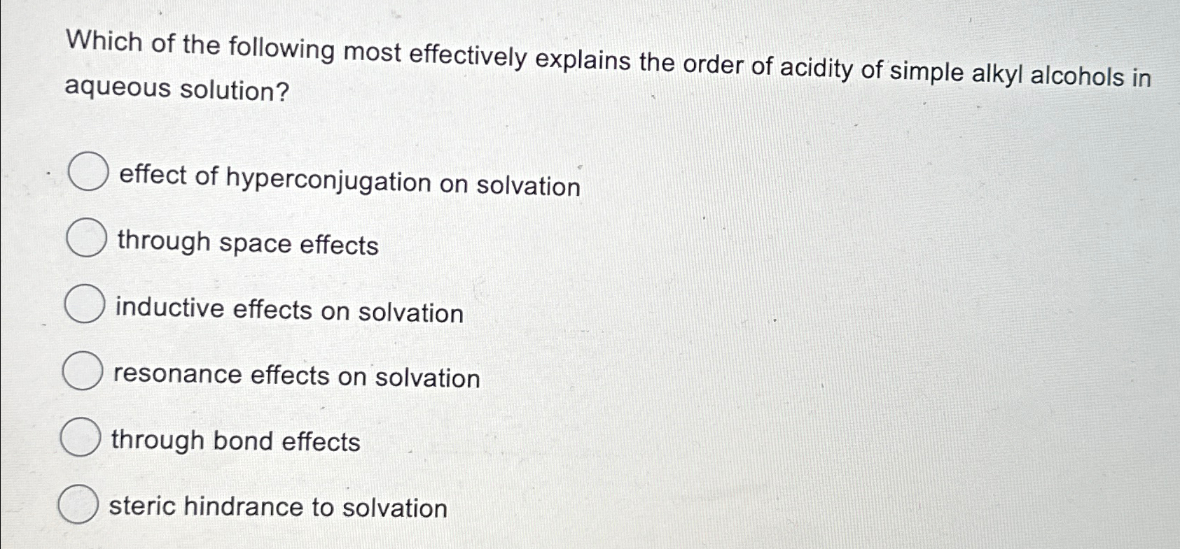 Solved Which of the following most effectively explains the | Chegg.com