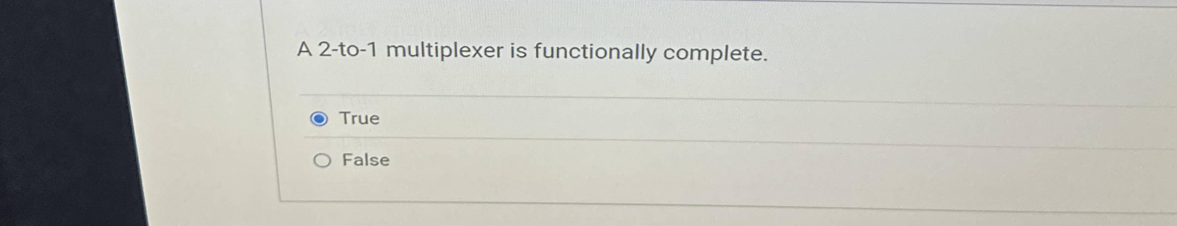 Solved A 2-to-1 ﻿multiplexer is functionally | Chegg.com