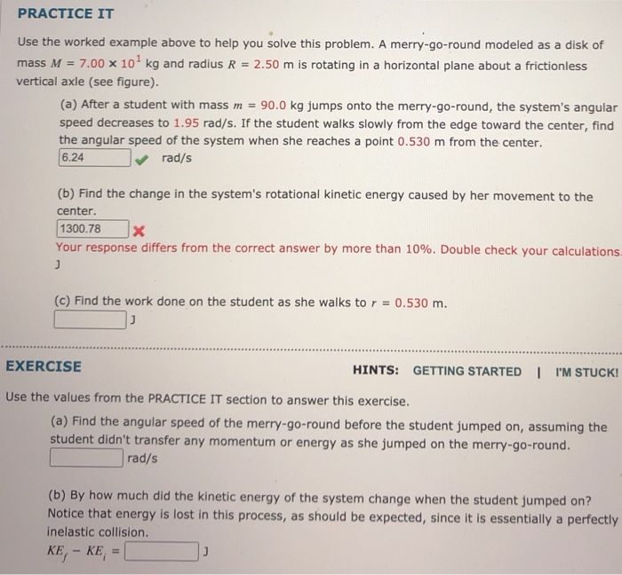 Solved PRACTICE IT Use the worked example above to help you | Chegg.com