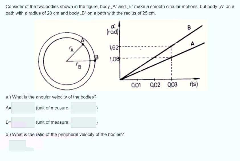 Solved Consider of the two bodies shown in the figure, body | Chegg.com