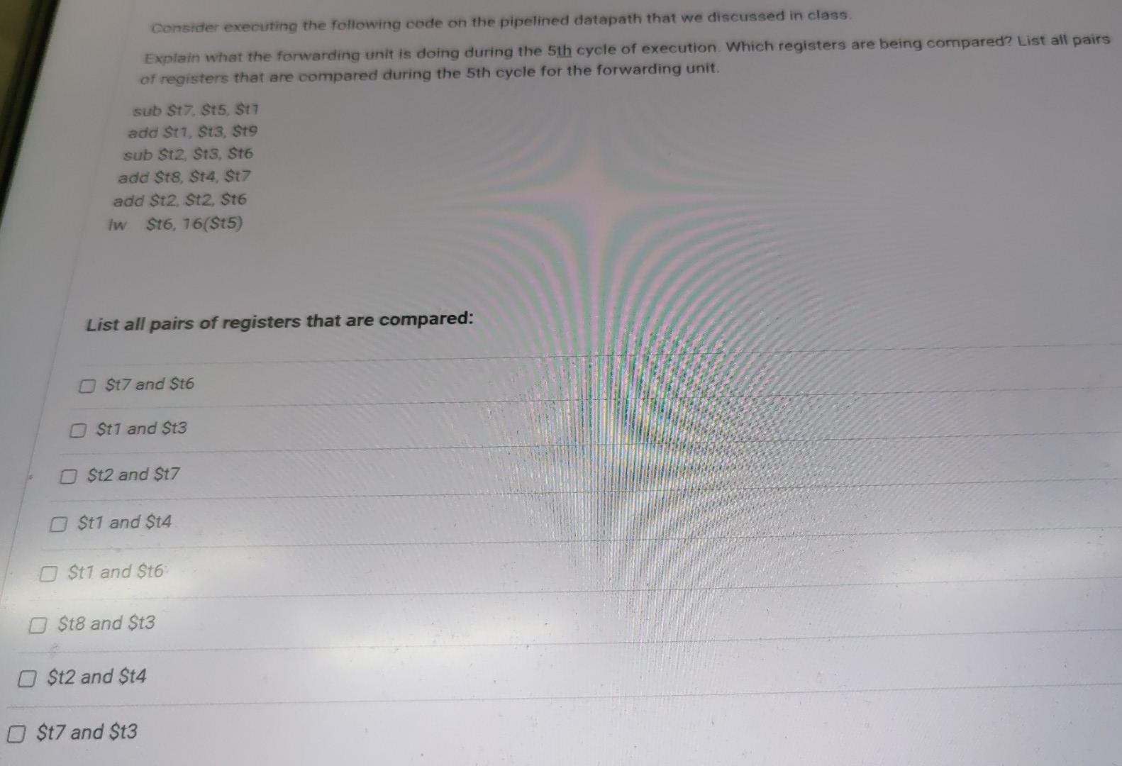 Solved Consider executing the following code on the | Chegg.com