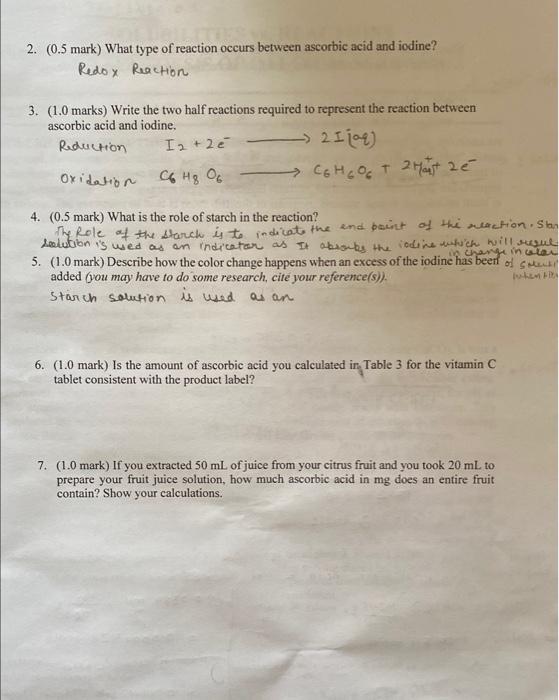 (2 marks) Table 2. Standardization. (2 marks) Table | Chegg.com