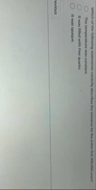 Solved Which of the following statements correctly describes | Chegg.com