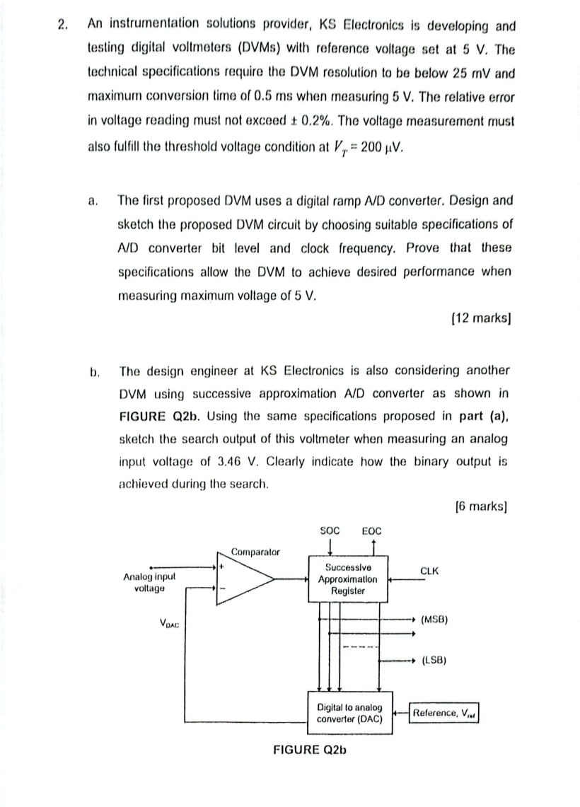 An instrumentation solutions provider, KS Electronics | Chegg.com