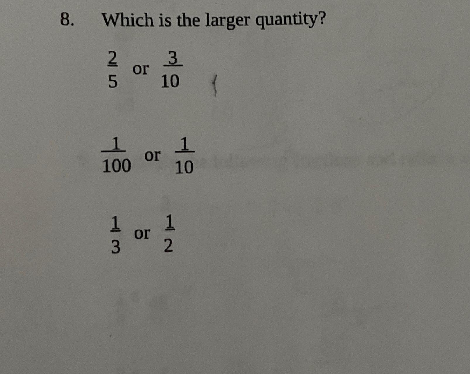 Solved Which is the larger | Chegg.com