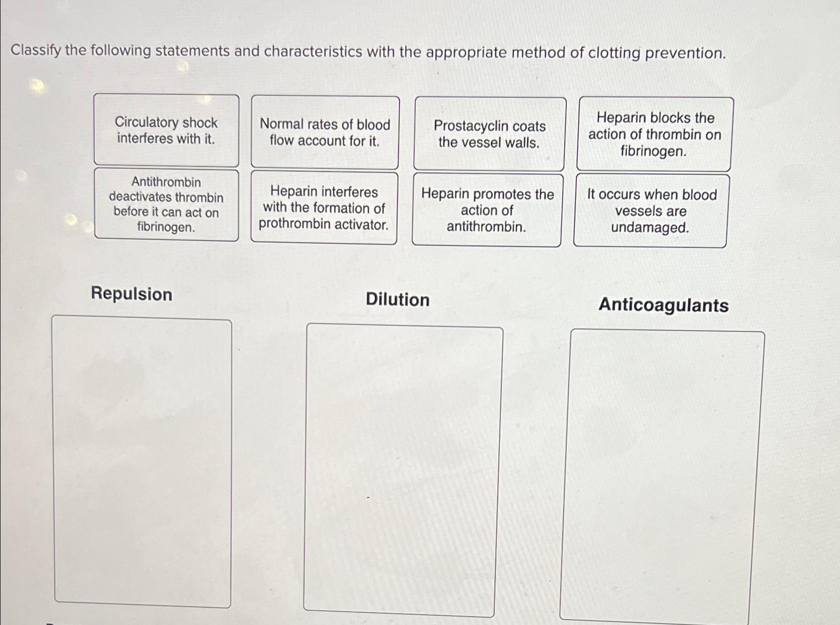 Solved Classify the following statements and characteristics | Chegg.com Solved Classify the following statements and characteristics | Chegg.com