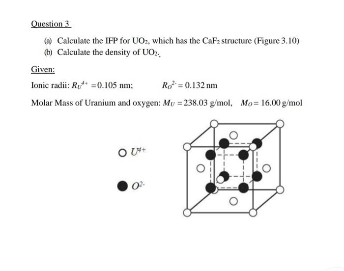 Solved Question L Calculate the APF for the bec metal | Chegg.com
