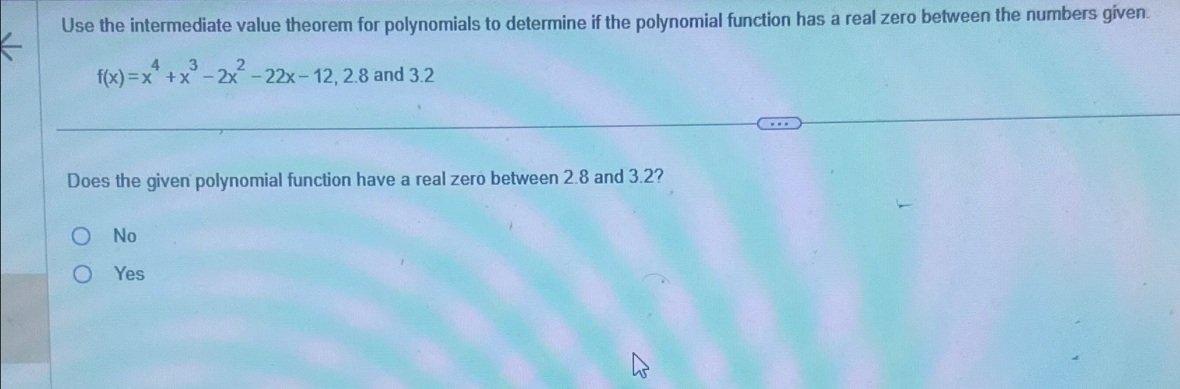 Solved Use the intermediate value theorem for polynomials to | Chegg.com