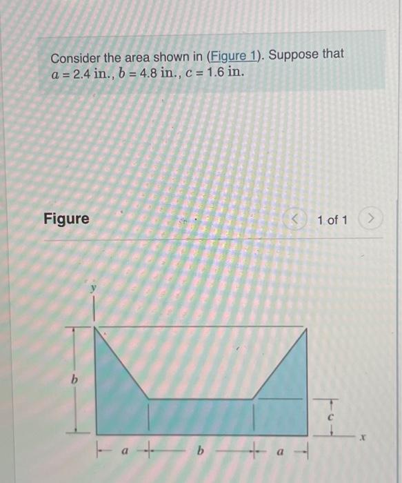 Solved Consider The Area Shown In Figure 1 Suppose That