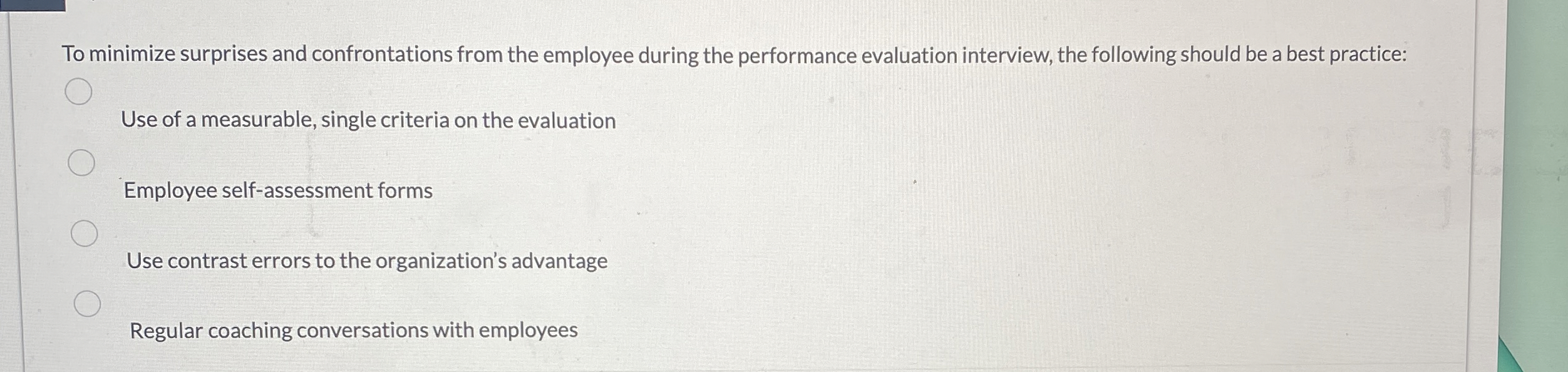 Solved To minimize surprises and confrontations from the | Chegg.com