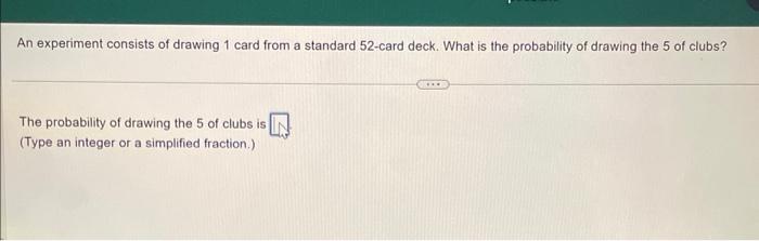 Solved An experiment consists of drawing 1 card from a | Chegg.com