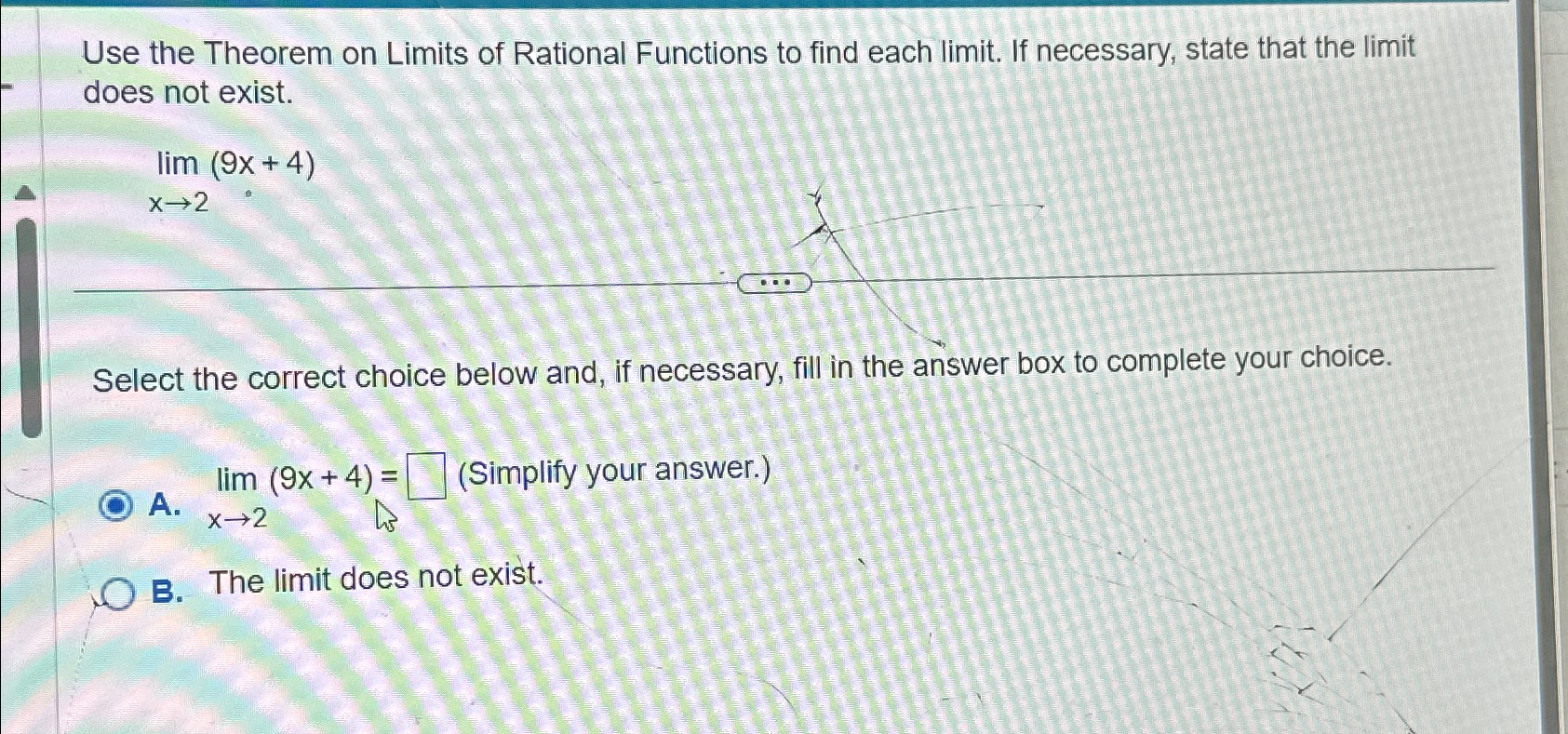 Solved Use the Theorem on Limits of Rational Functions to | Chegg.com