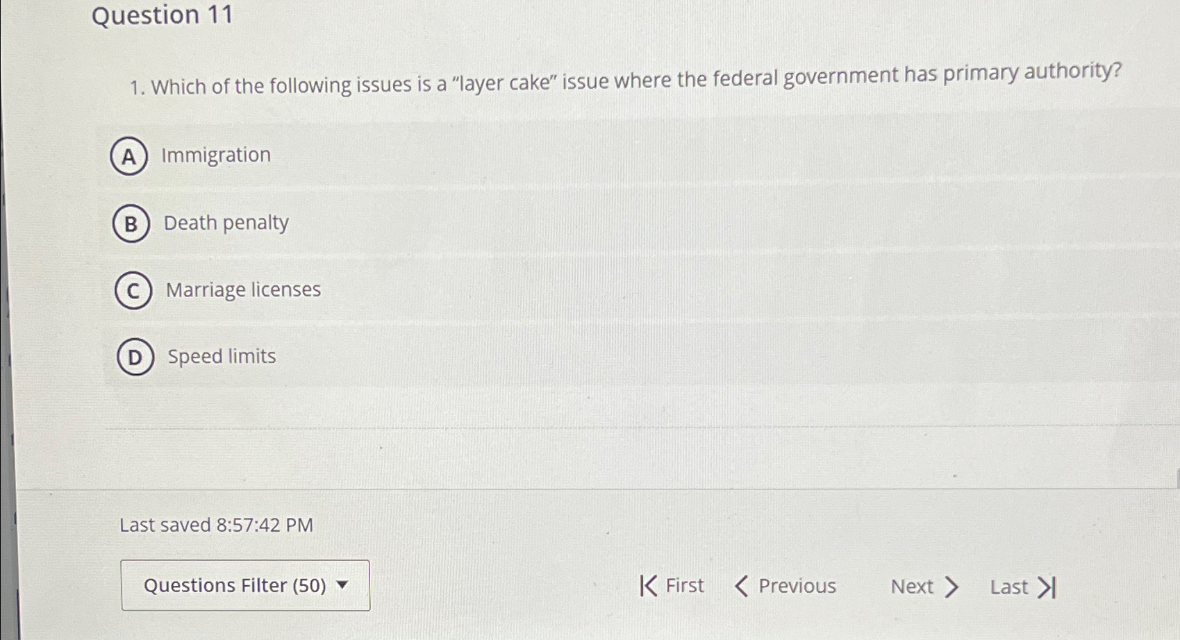 Solved Question 11Which of the following issues is a "layer | Chegg.com