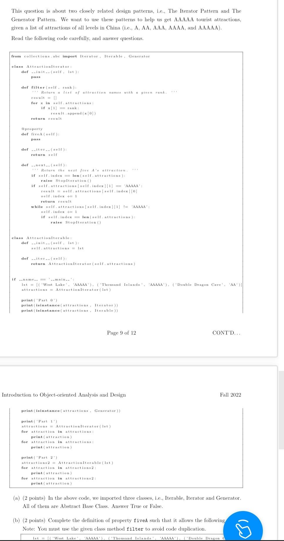 Solved This question is about two closely related design | Chegg.com