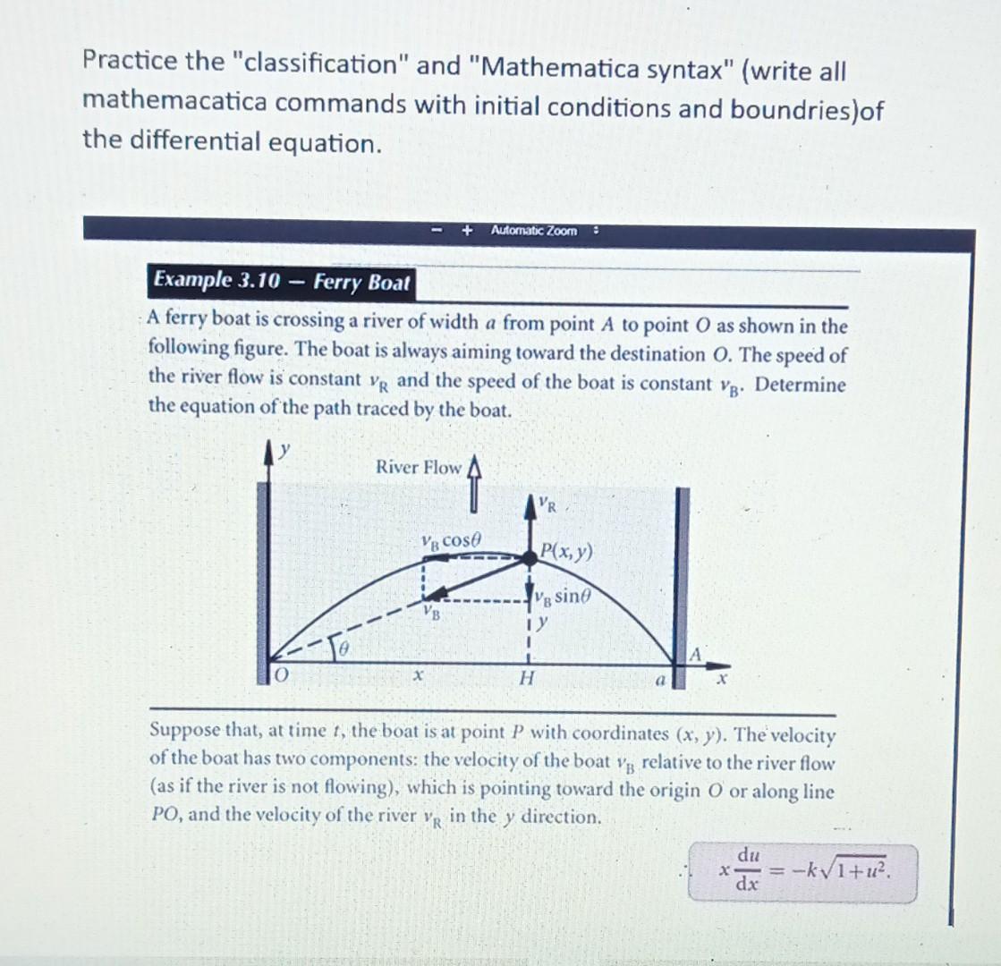 Solved Practice the "classification" and "Mathematica | Chegg.com