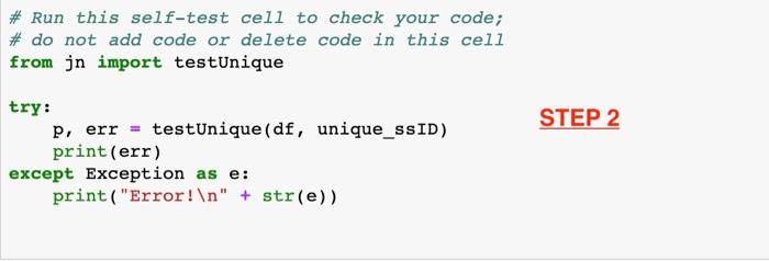 Solved Hello Tutor, Please help me wirh all these 3 steps. | Chegg.com
