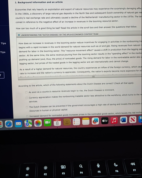 Solved Background information and an articleEconomies that | Chegg.com