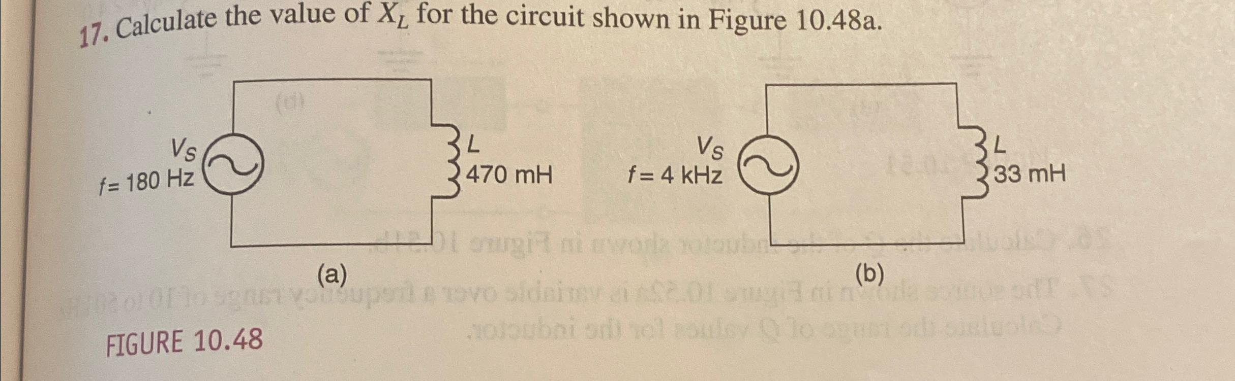 Solved Calculate the value of xL ﻿for the circuit shown in | Chegg.com
