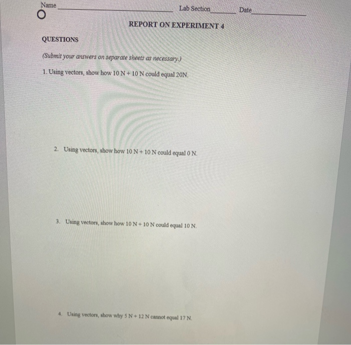 A. Graphical Method of Vector Addition (O graph | Chegg.com