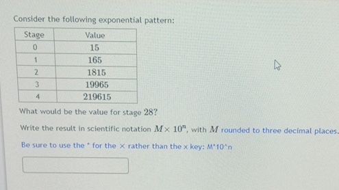 Solved Consider the following exponential | Chegg.com