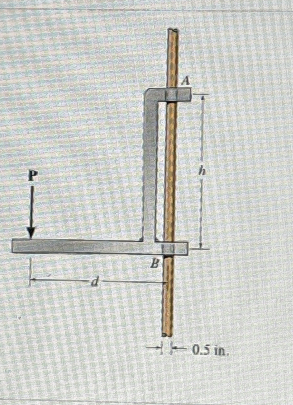 Solved Consider the bracket shown in (Figure 1). ﻿The | Chegg.com